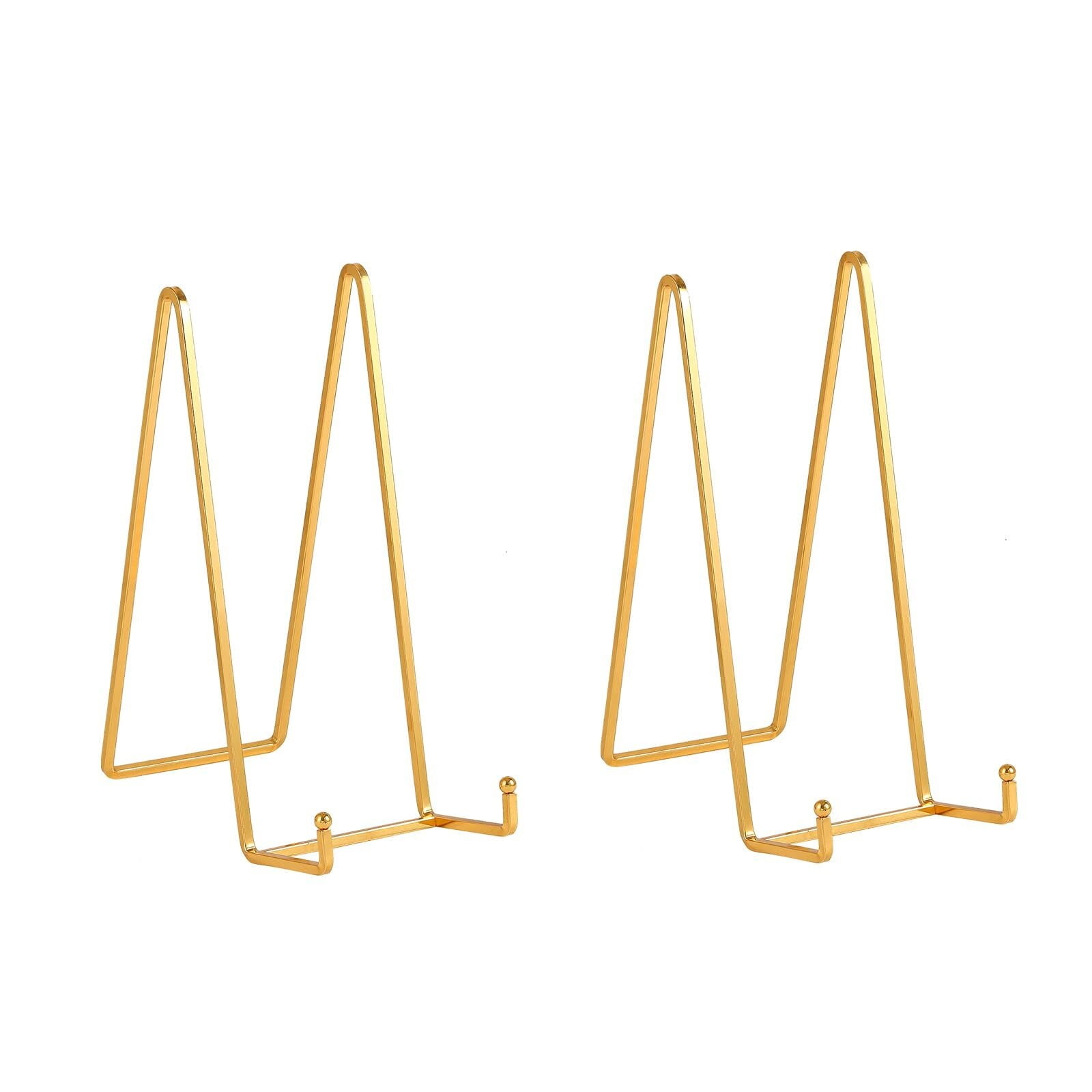 Plate Holder Easel Display Stand - 3 inch Metal Plate Stands for ...