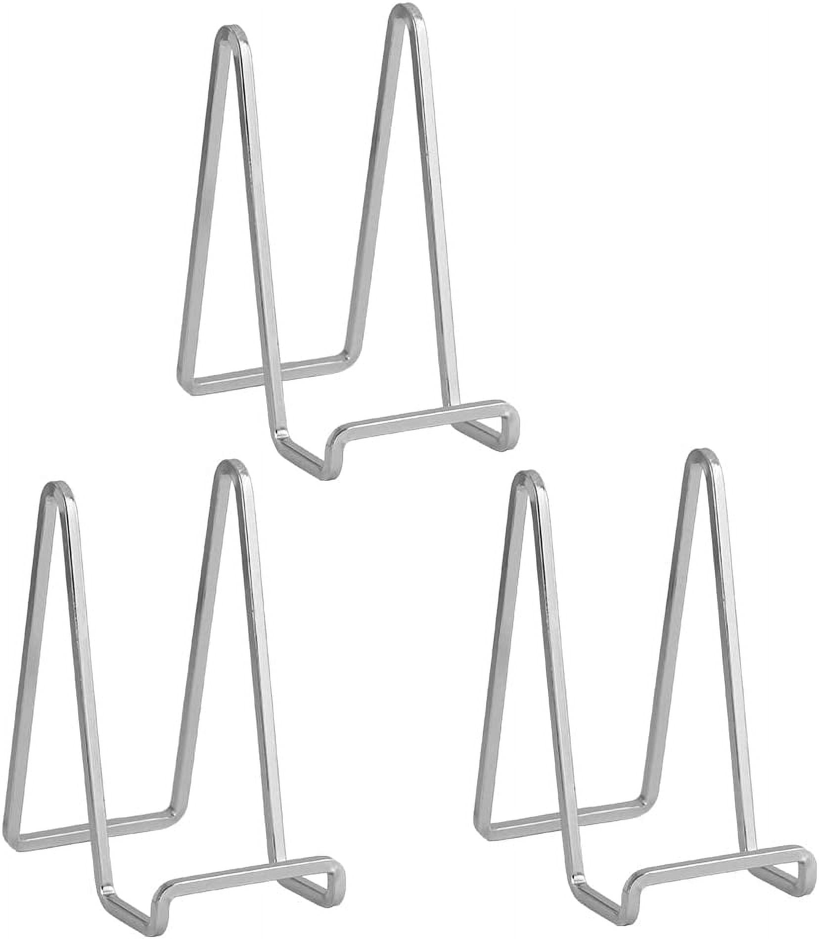Plate Holder Easel Display Stand - 6 inch Metal Plate Stands for ...