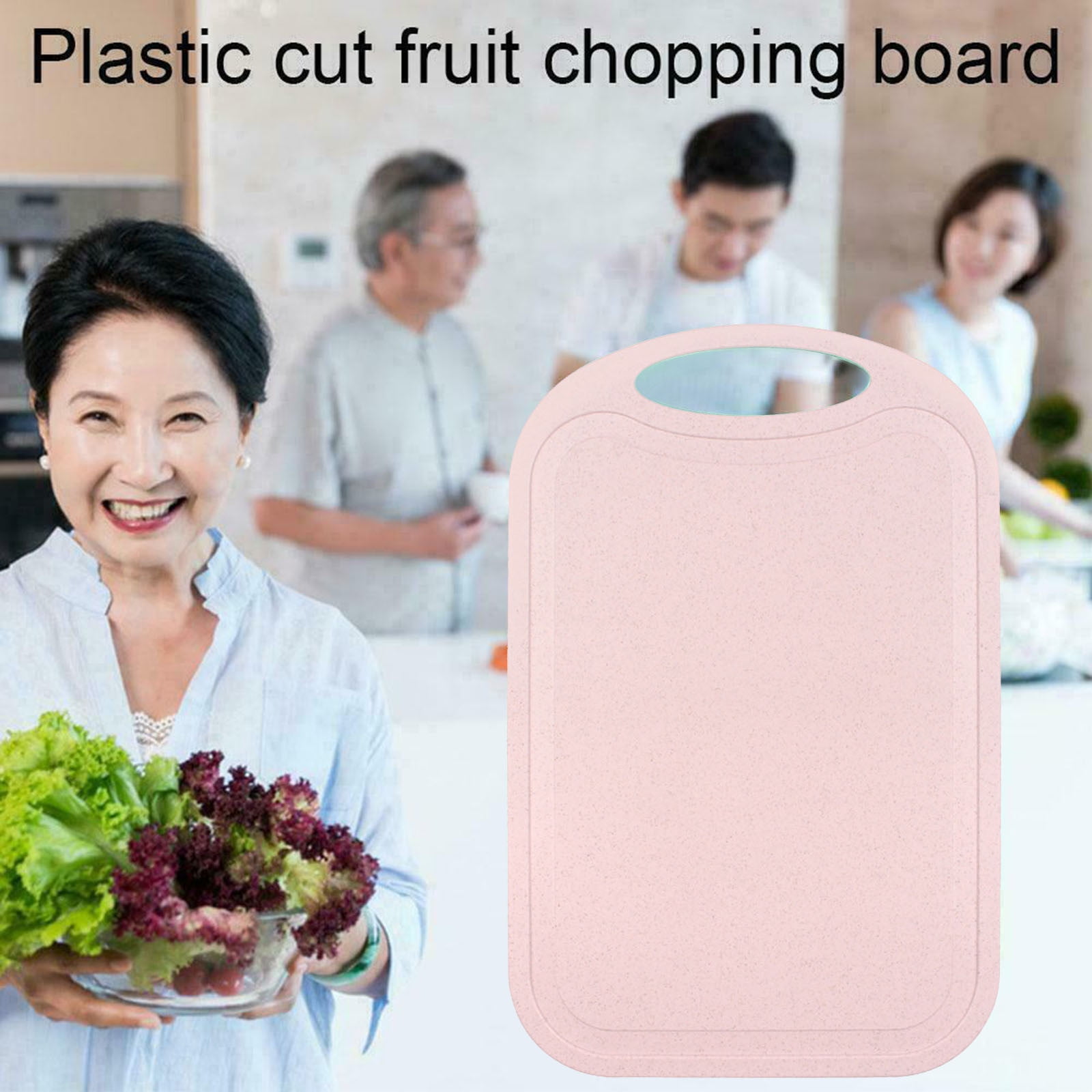 Plate Mat Set 4 round Nonslip Cutting Board Food Fruit Chopping Block ...