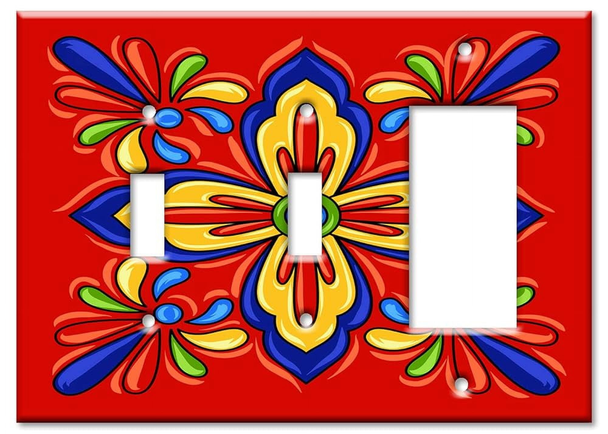 Plate OVER SIZE Decorative Metal Wall Plate Combo Toggle Toggle Decora plate-over-size-decorative-metal-wall-plate-combo-toggle-toggle-decora