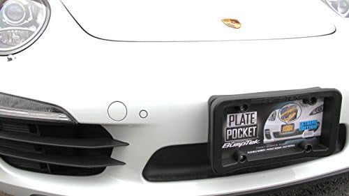 Plate Pocket by BumpTek - Flexible Rubber Front Bumper Guard, Front ...
