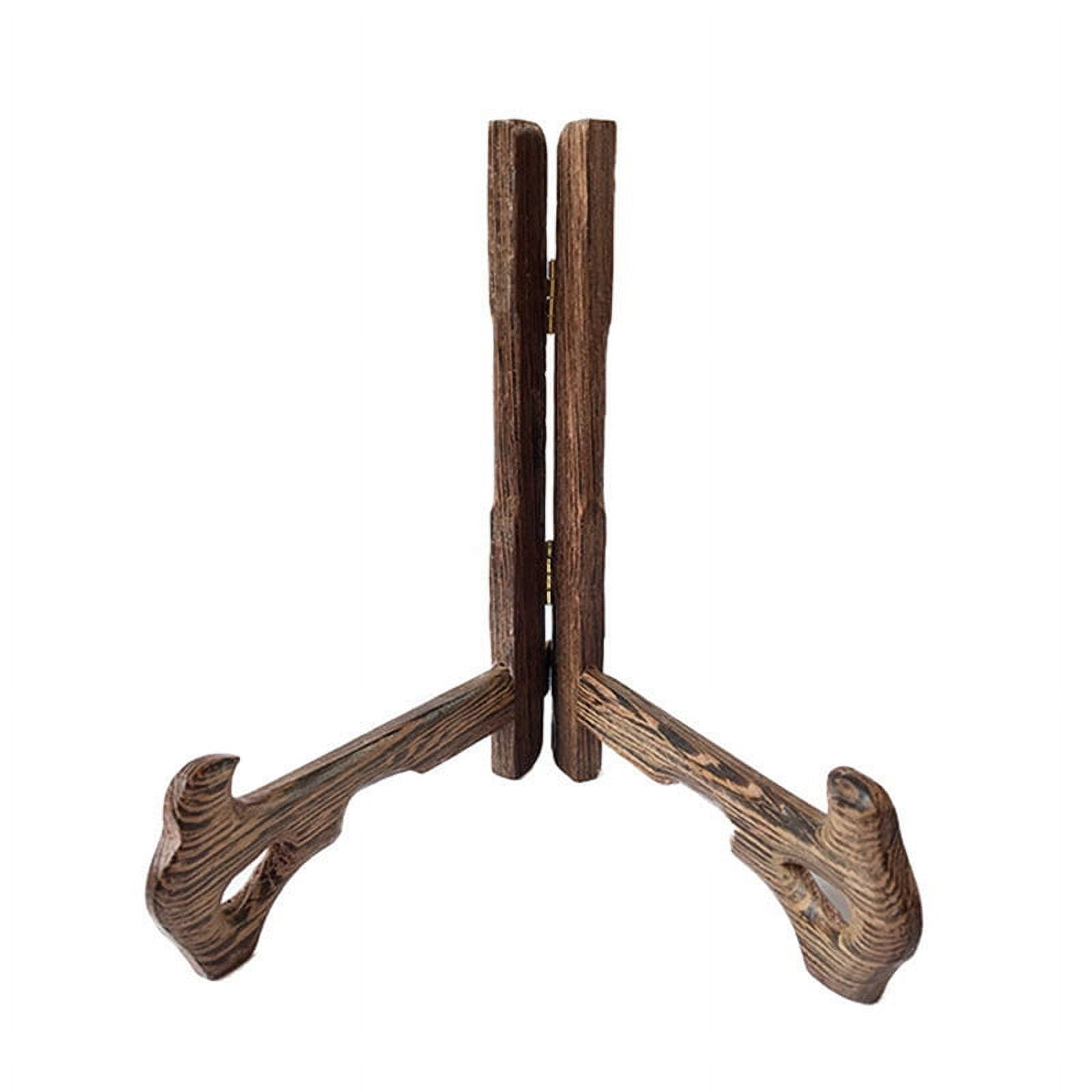 Plate Rack Display Kitchen Stand Wooden for Office Versatile Picture ...