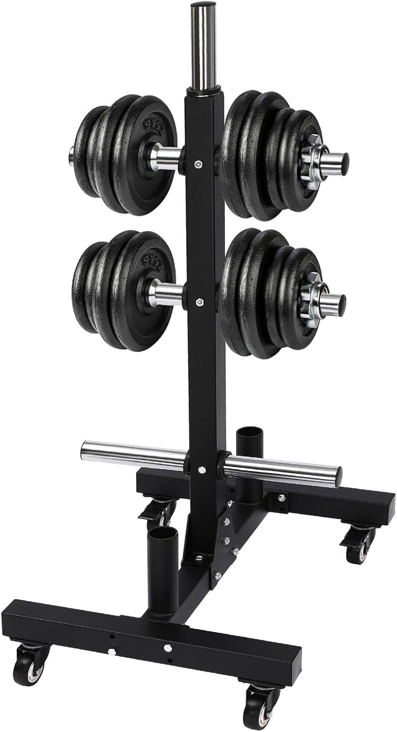 Weight Tree Walmart Olympic Weight Plate Storage Rack - Home Gym Weight ...