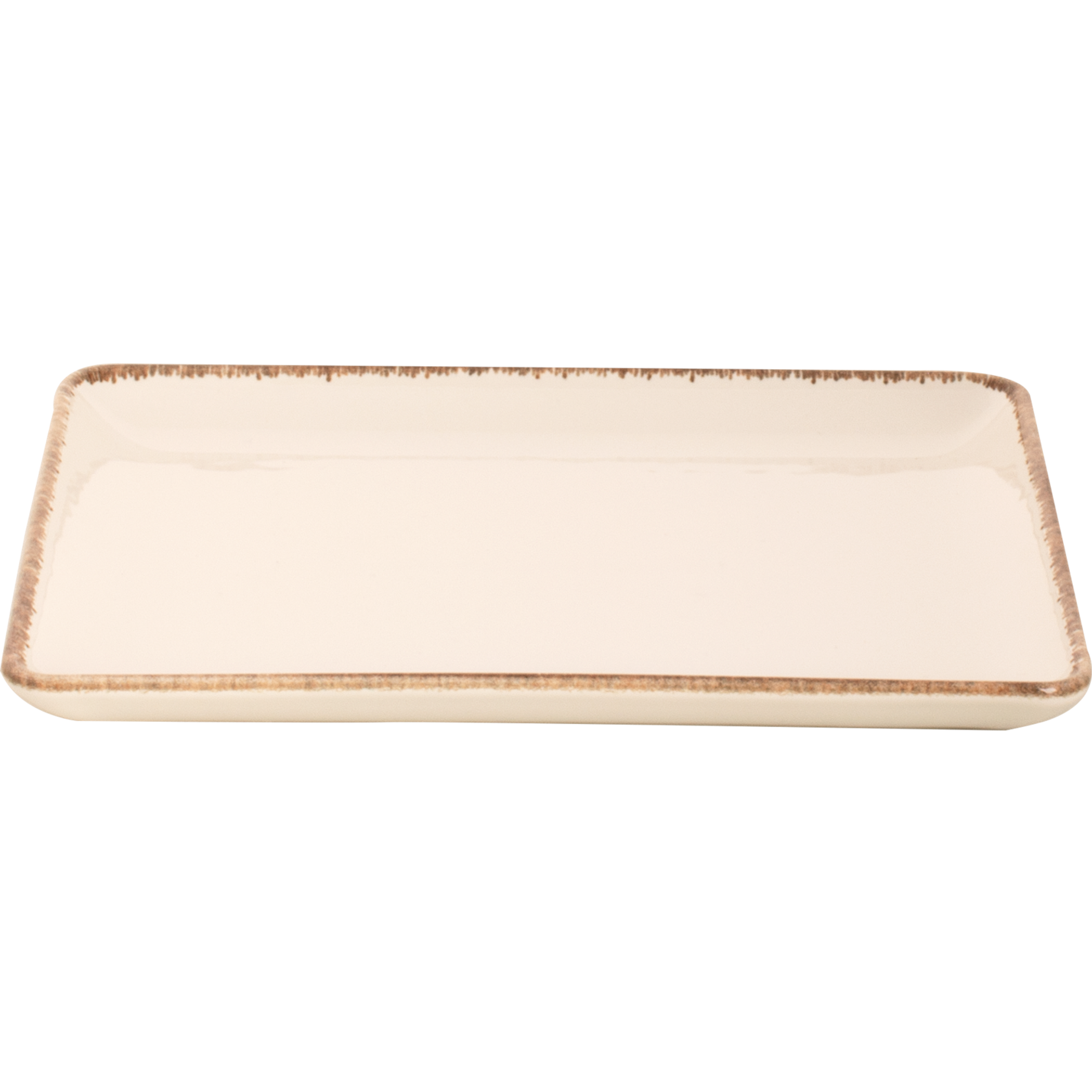 Plate Rect. Cream Akoya [ 23X17" Stoneware ] - Walmart.com