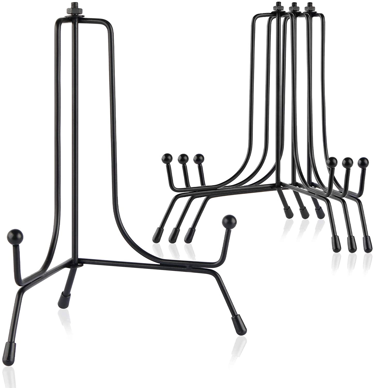 Mocoosy 6 Pack 3 Size Upgraded Anti-Slip Plate Stands for Display, 4 6 ...