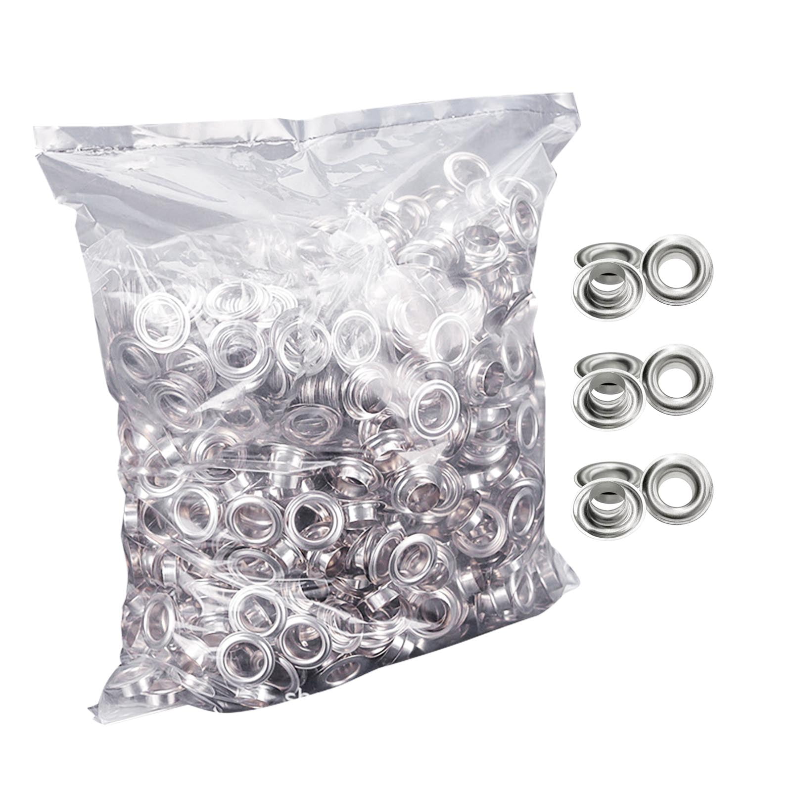 Plated Leather Decorative Eyelets for Crafting Rust-Proof 12mm Grommets ...