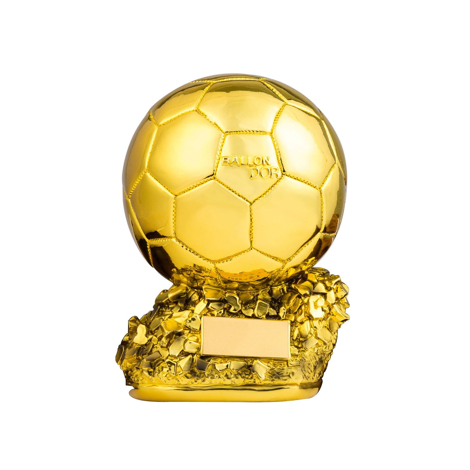 Plated Soccer Champion Cup with Engravable Base - 15cm Football Player ...