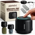 Plateful Electric Mason Jar Vacuum Sealer Kit (Lids Included) For Wide ...