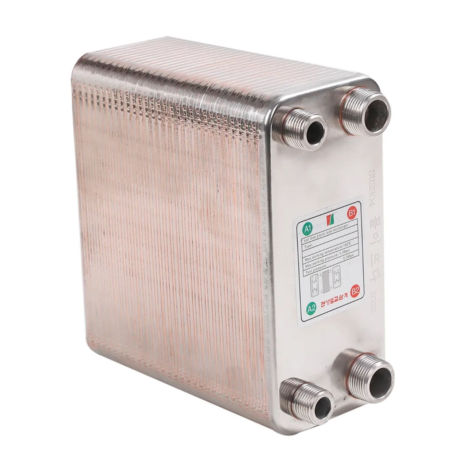 Plates Heat Exchanger Wort Chiller Stainless Steel Homebrew Brewing ...