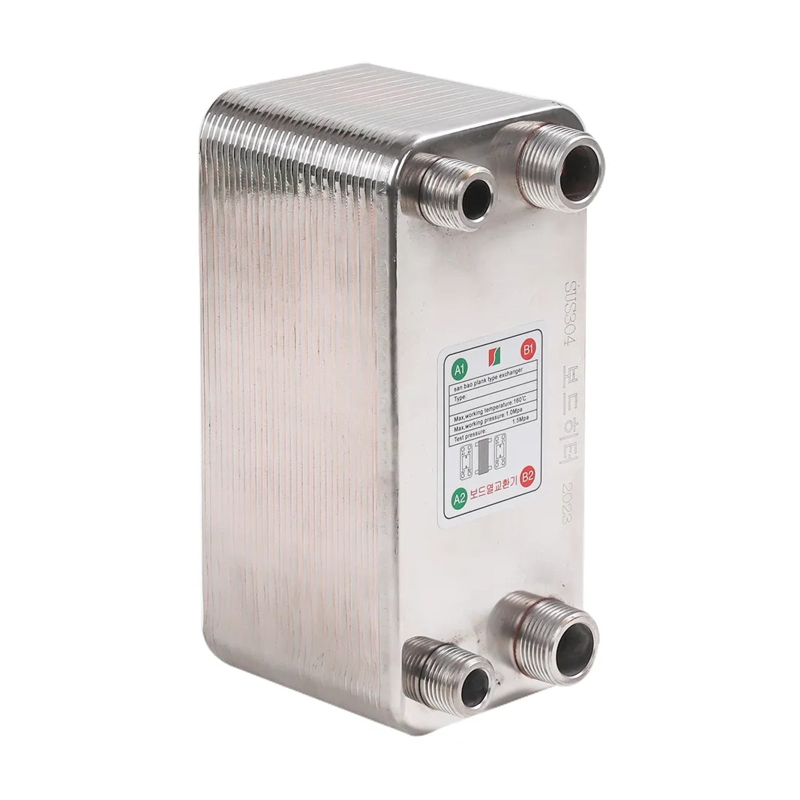 Plates Heat Exchanger Wort Chiller Stainless Steel Homebrew Brewing ...