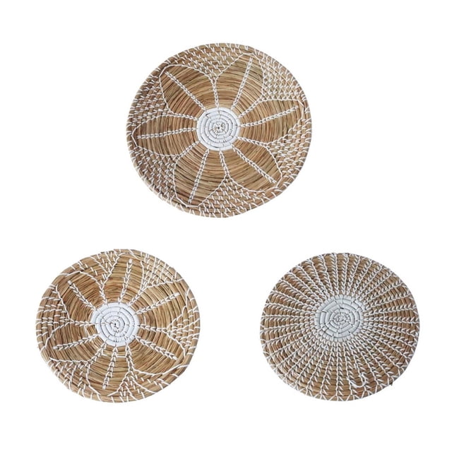 Plates Knitted Seaweed Wall Art Embellishments Modern Simple Art ...
