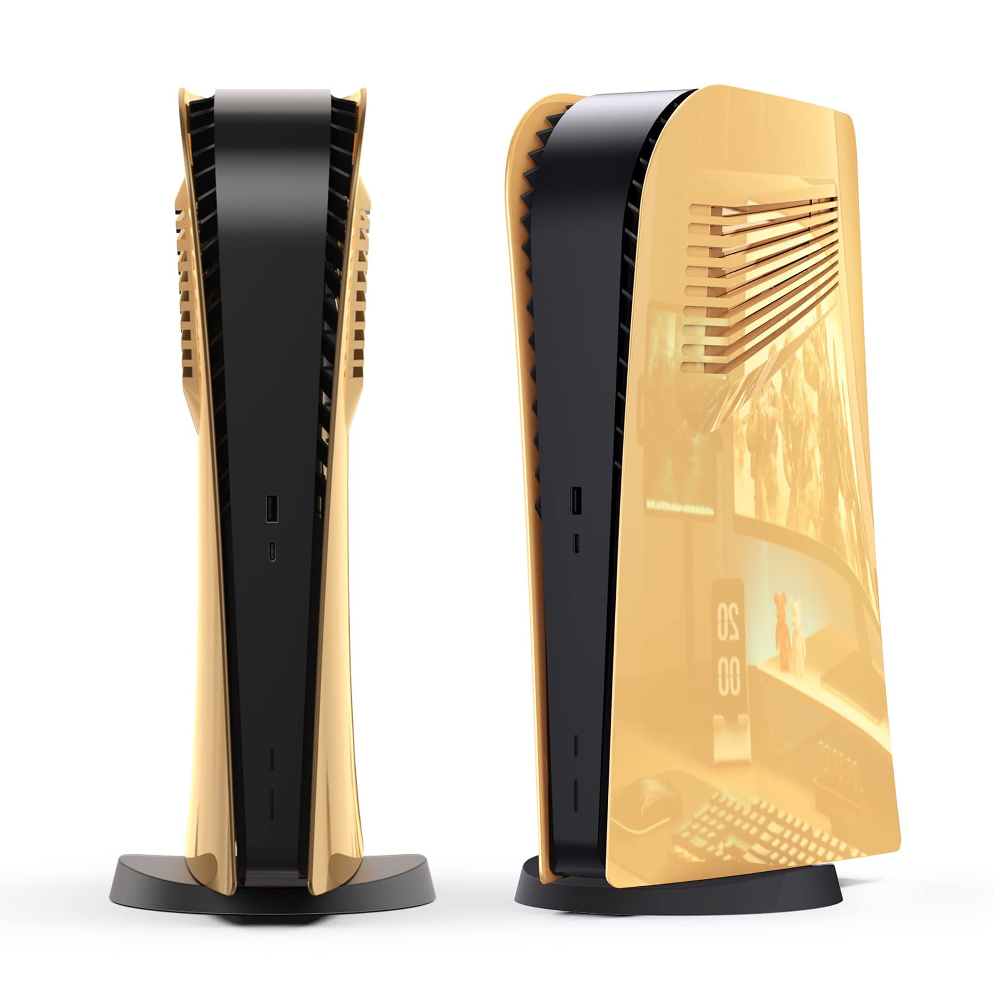 Plates for PS5 Digital Edition, Face Plates with Cooling Vents, Anti ...