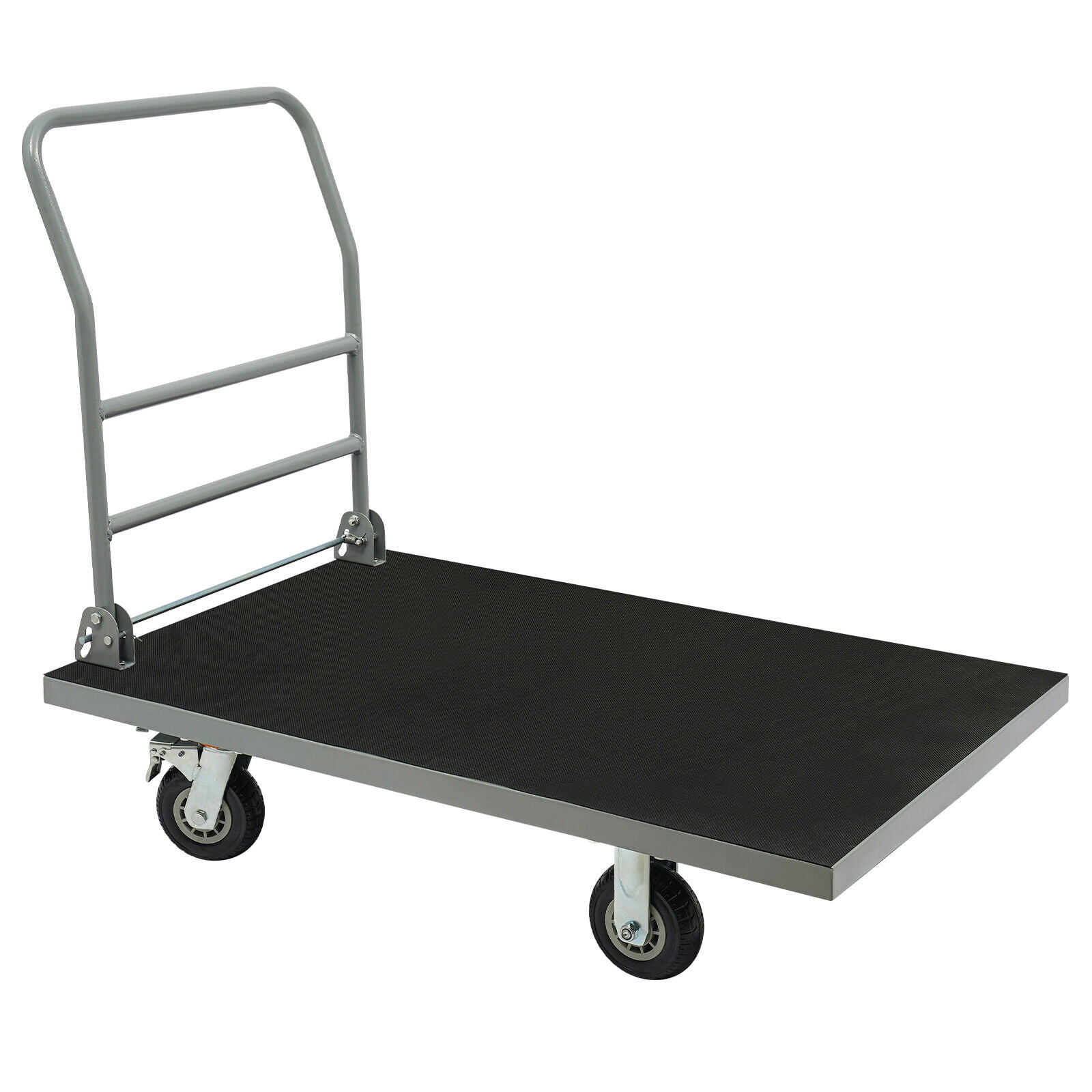 Platform 2500Lbs Truck Cart, Foldable Push Cart Dolly Large Flatbed W ...