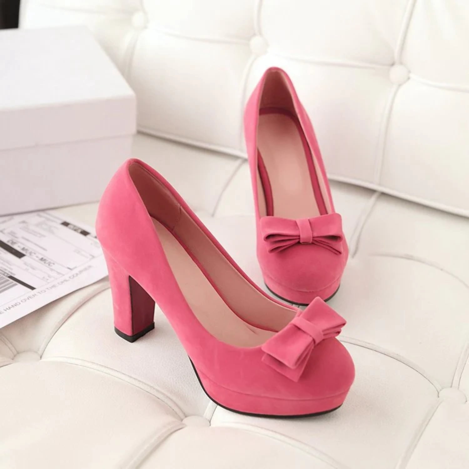 Platform Bow High Heels - Walmart.com