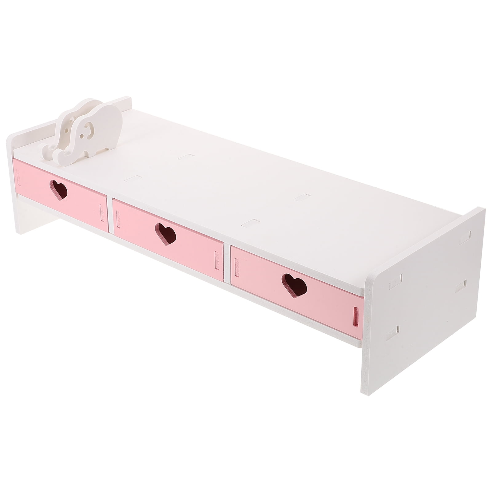 SOPOTUTU Desktop Monitor Stand Riser White 1Pcs 19.3x7.5in - Walmart.com