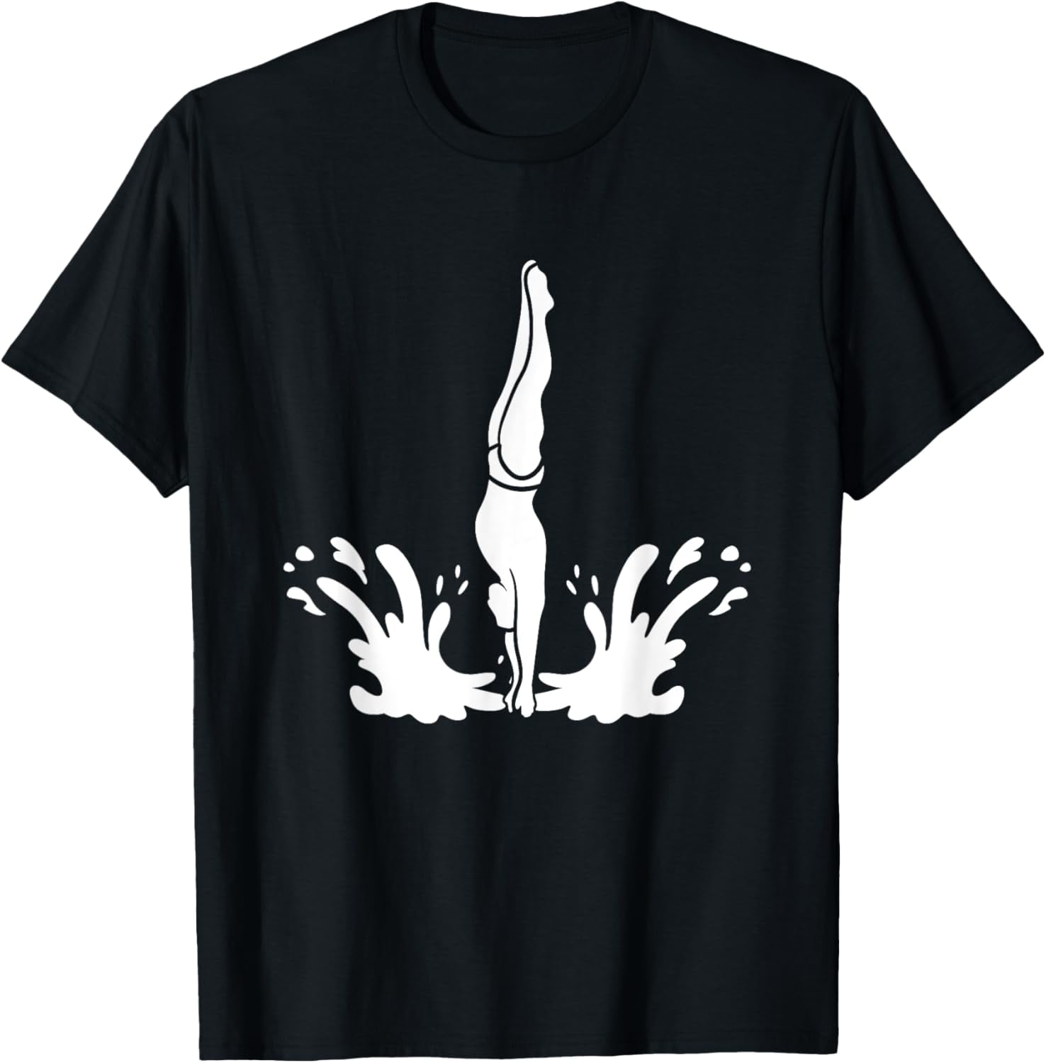 Platform Diver Splash - Springboard Diving T-Shirt - Walmart.com