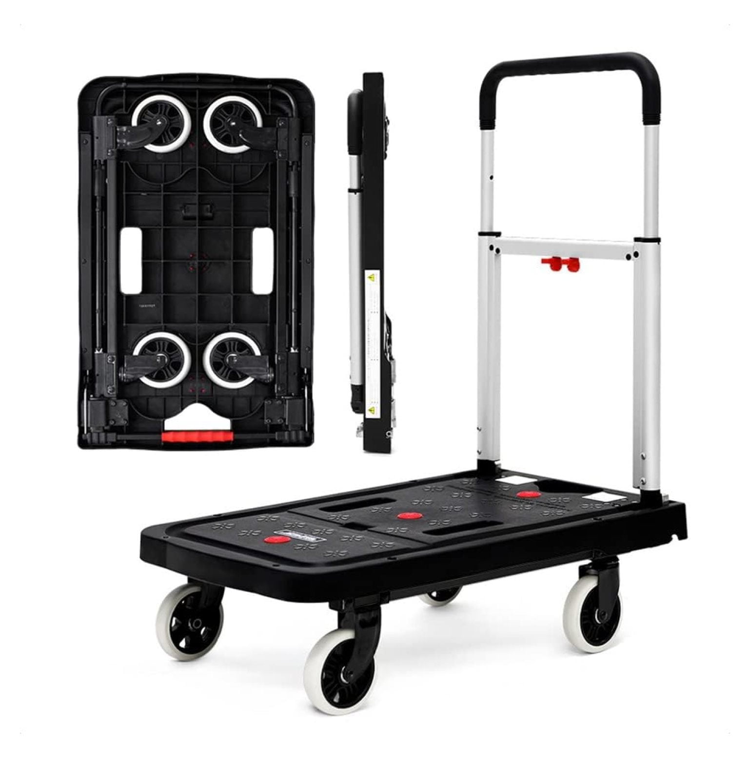 Platform Hand Truck Brake Push Cart Dolly by , Moving Cart with Wheels ...
