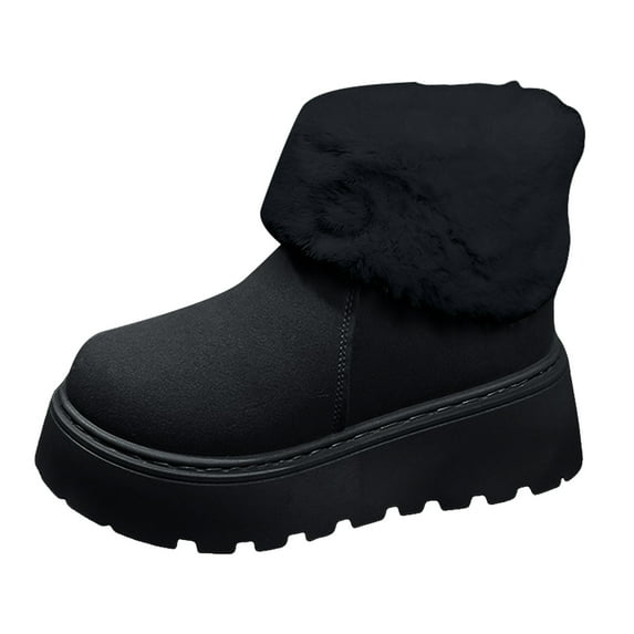 Platform Mini Boots Ankle Boot Lined Winter Boot For Women Platform ...