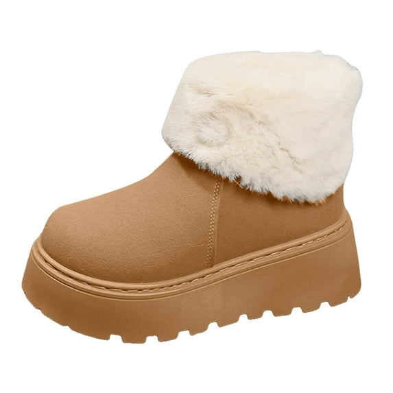 Platform Mini Boots Ankle Boot Lined Winter Boot For Women Platform ...