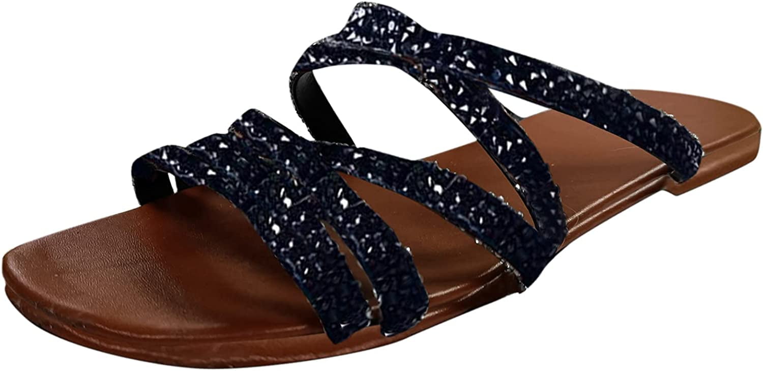 Platform Sandals Cute Chunky Slides Womens Fashion Wedges Sandals ...