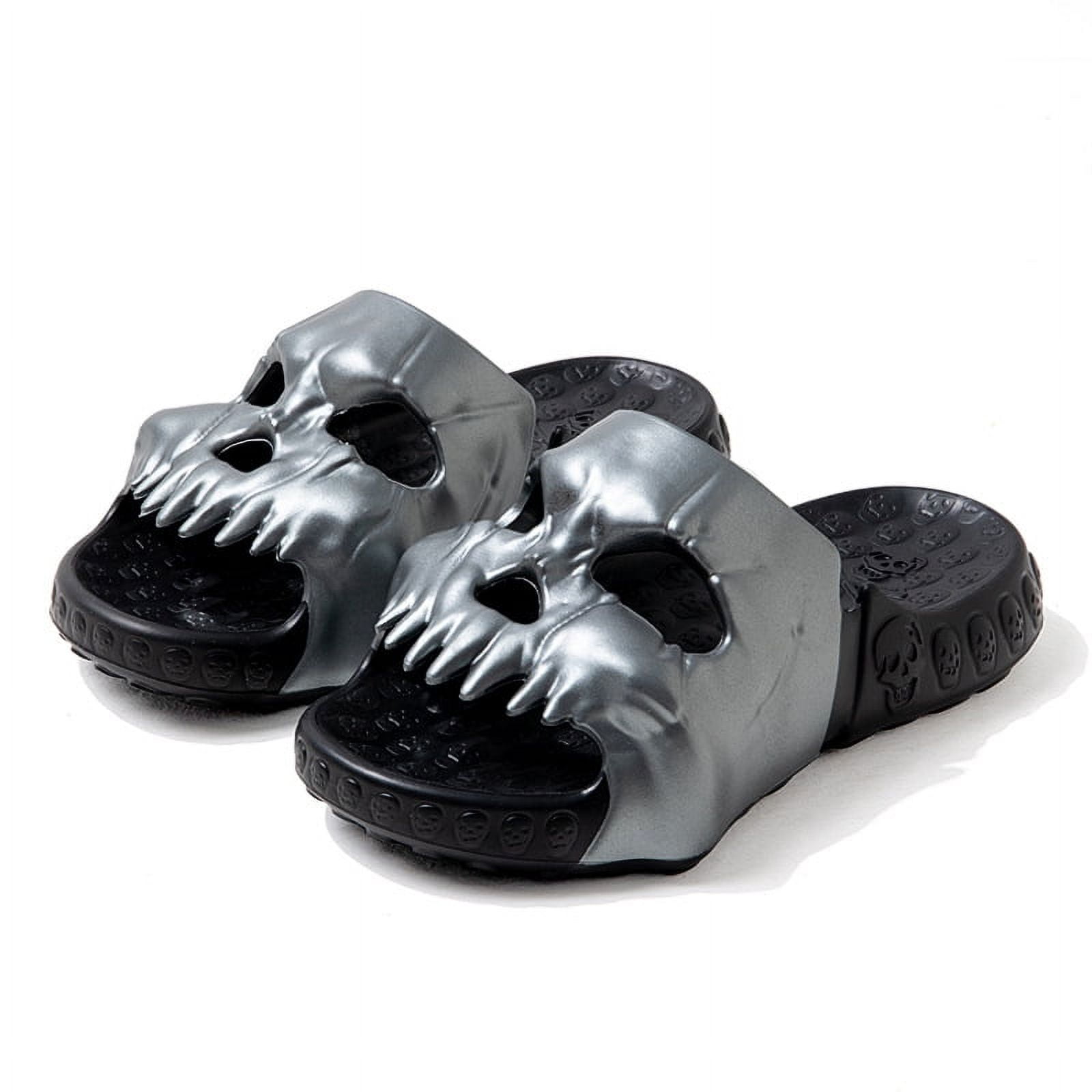 Platform Skull Slippers Demon Indoor Cloud Summer beach Sandal Slides ...