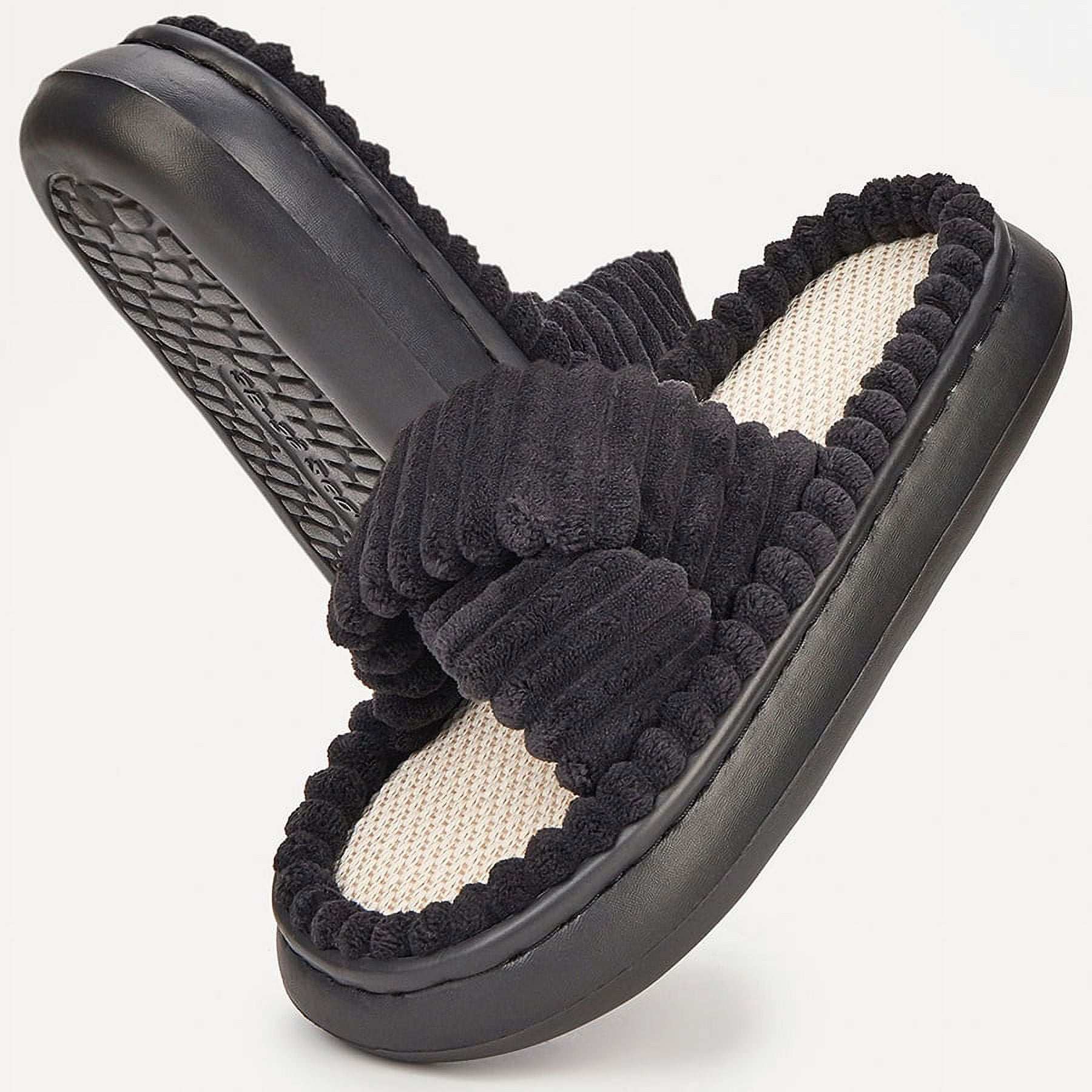 Pmoiste Platform Slippers for Woman Fall Winter Girls Cute Open Toe ...