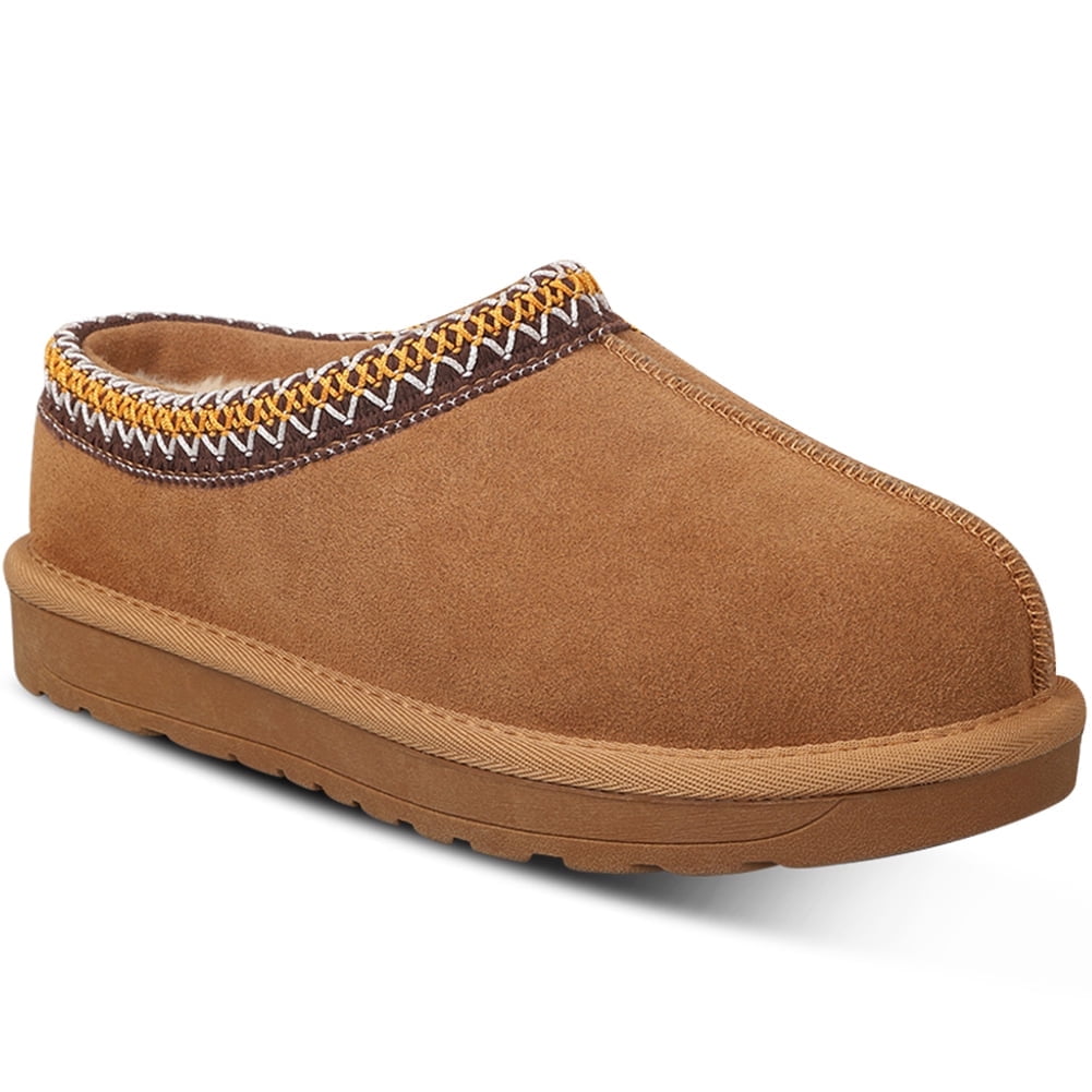 Platform Slippers for Women Mini Anti-Slip Fur Fleece Lined Mini Boots ...