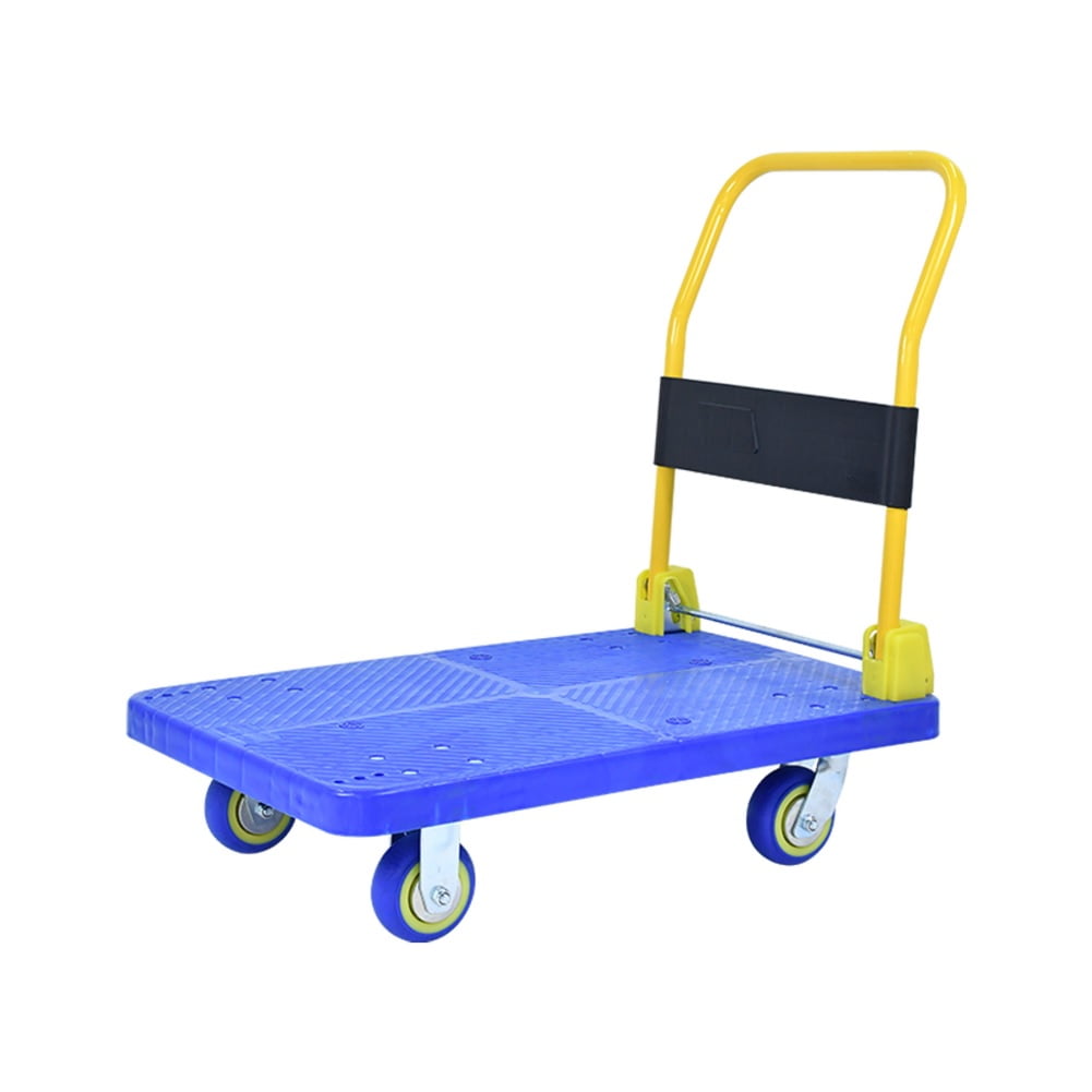 Platform Truck with 1320Lbs Weight Capacity, Foldable Flatbed Cart with ...