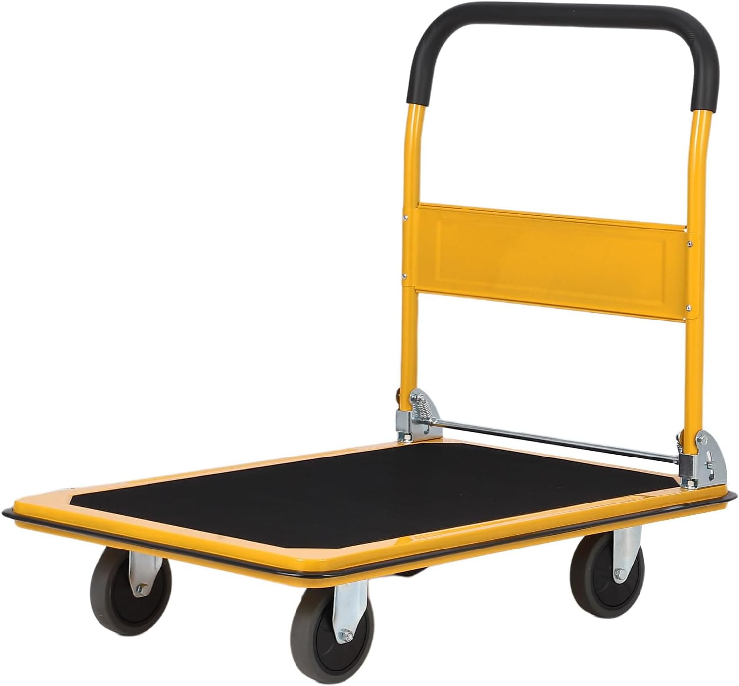 Platform Truck,330 lbs Capacity Steel Flatbed Cart,29"x19" Flat Dolly ...