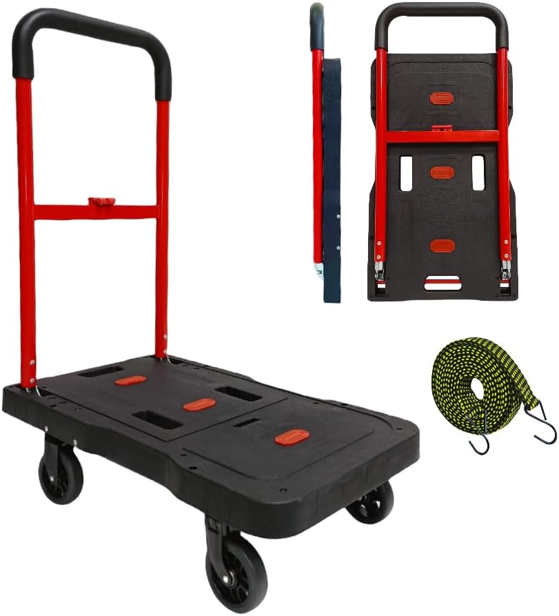 Platform Truck Folding Hand Truck 330 LB Heavy Duty Utility Dolly ...