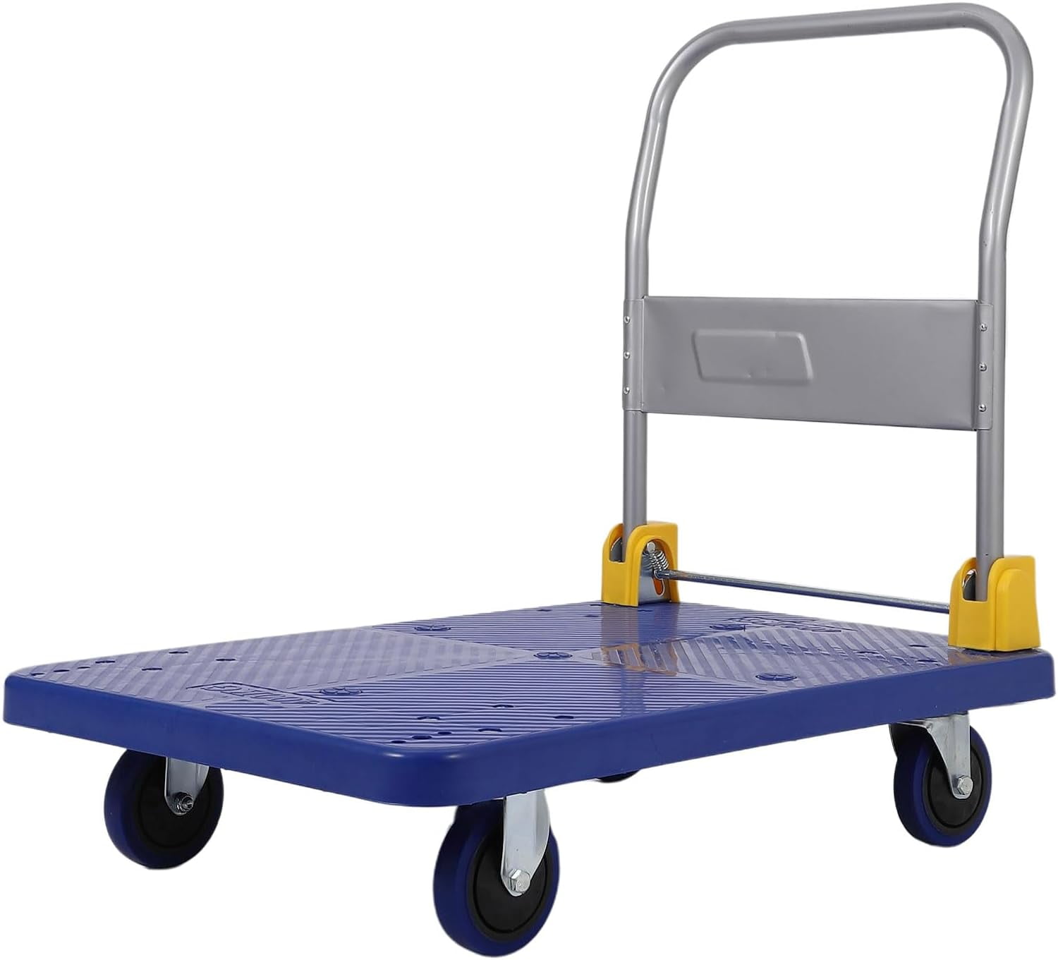 Platform Trucks Cart 1320LBS, Foldable Steel Hand Push Cart Dolly with ...