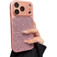 Plating Bling Glitter Diamond Grid Back Camera Protect Phone Case for ...