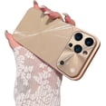 Plating CD Aurora Solid Color Camera Protect Phone Case for iPhone ...