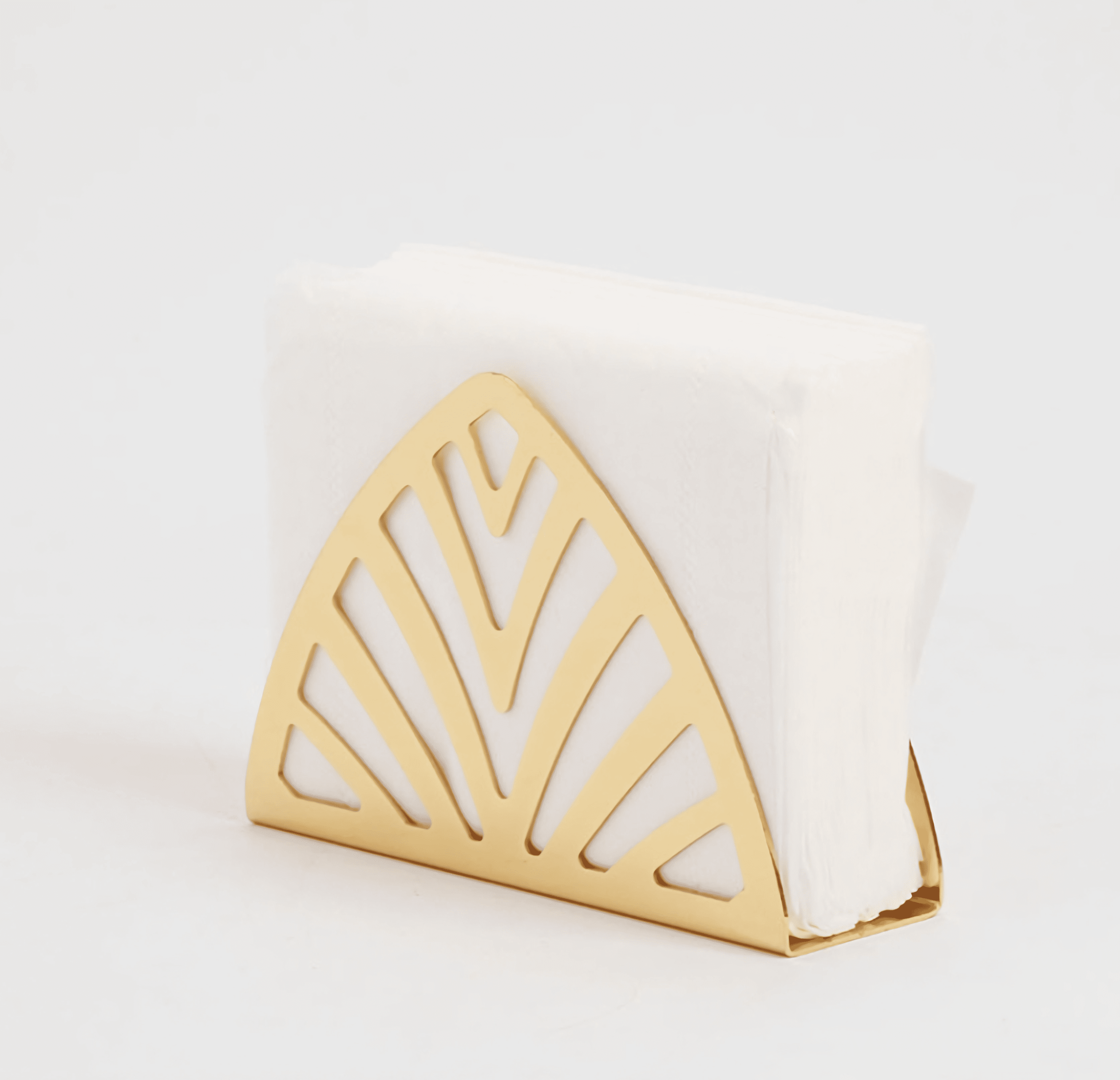 Plating Gold Freestanding Tabletop Napkin Holder,Decorative Tissue ...