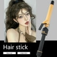 Plating Gold Tone Warm Big Curling Hair Stick Big Curling Hair Device ...