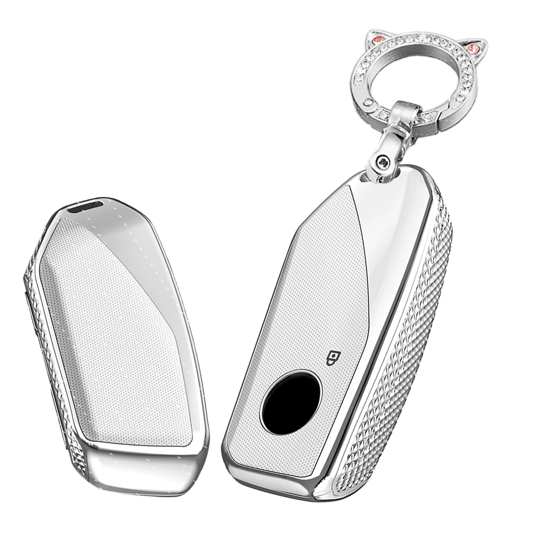 Plating Smart Key Fob Cover Compatible with BMW X5 X6 X2 i5 2024-up X7 ...