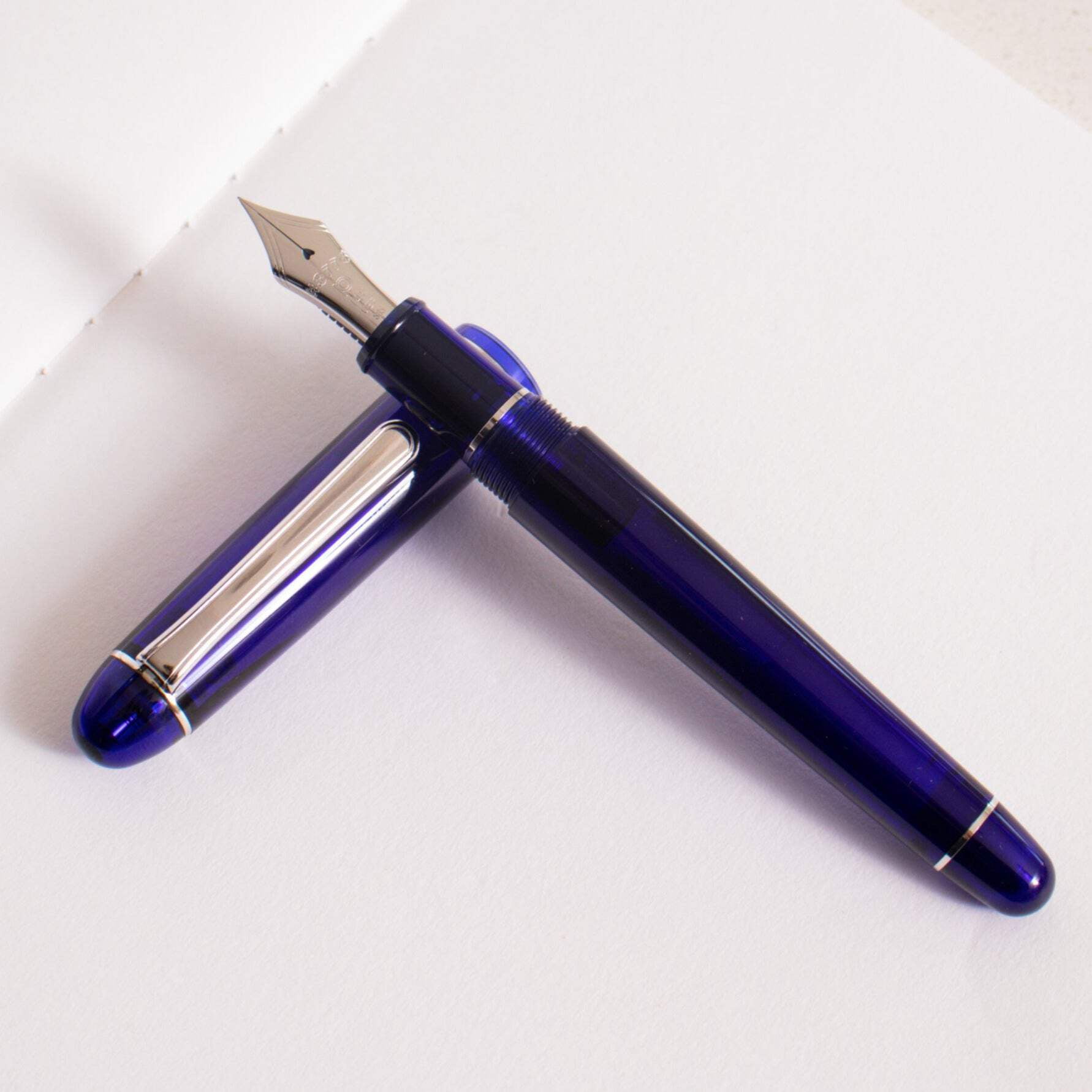 Platinum 3776 Century Fountain Pen - Chartres Blue Rhodium - Walmart.com
