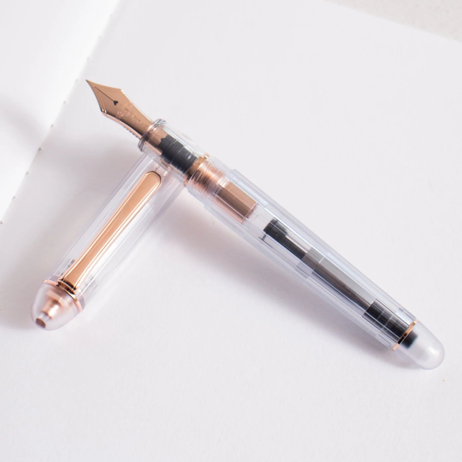 Platinum 3776 Century Nice Transparent Rose Gold Fountain Pen - Walmart.com