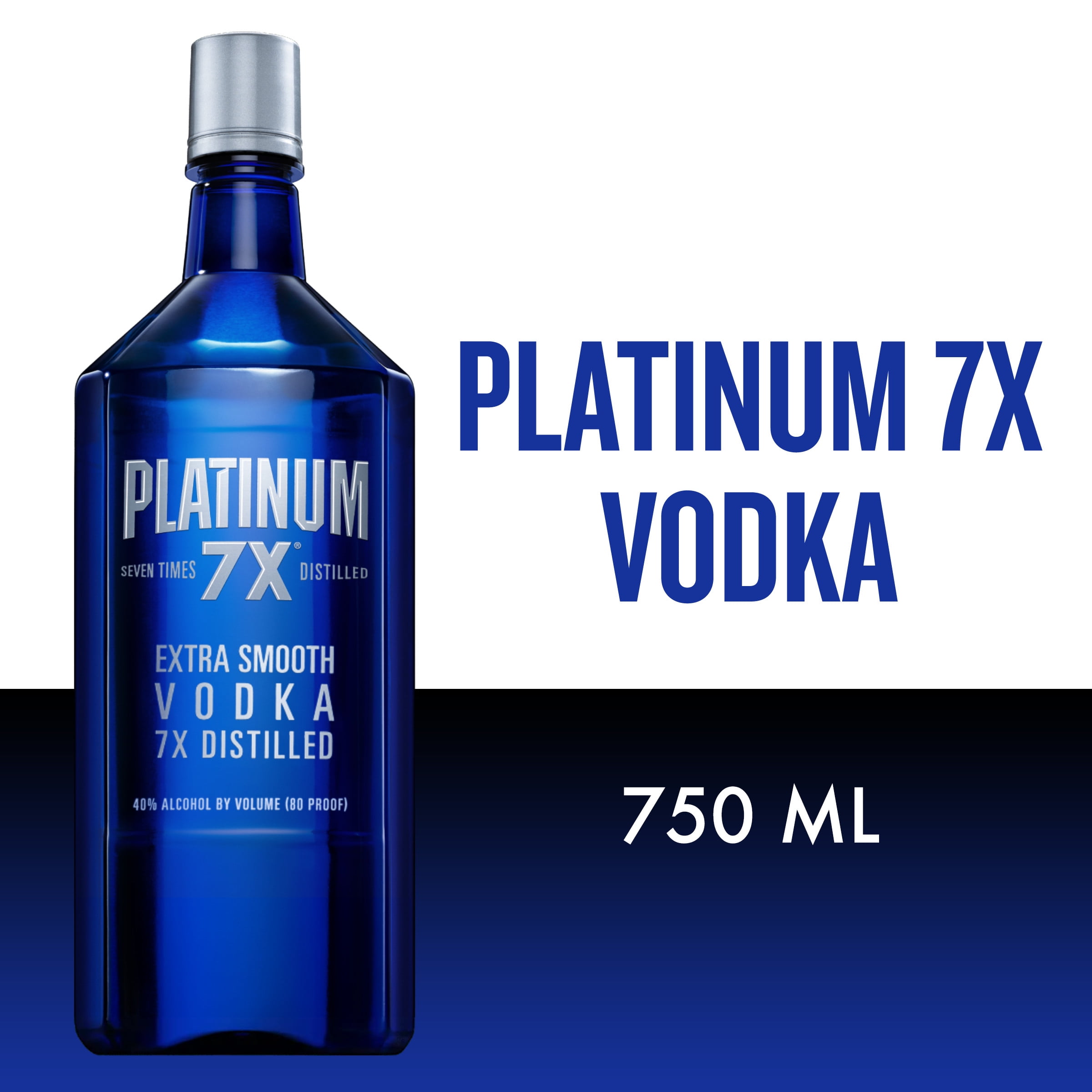Platinum 7X Vodka, 750ml - Walmart.com
