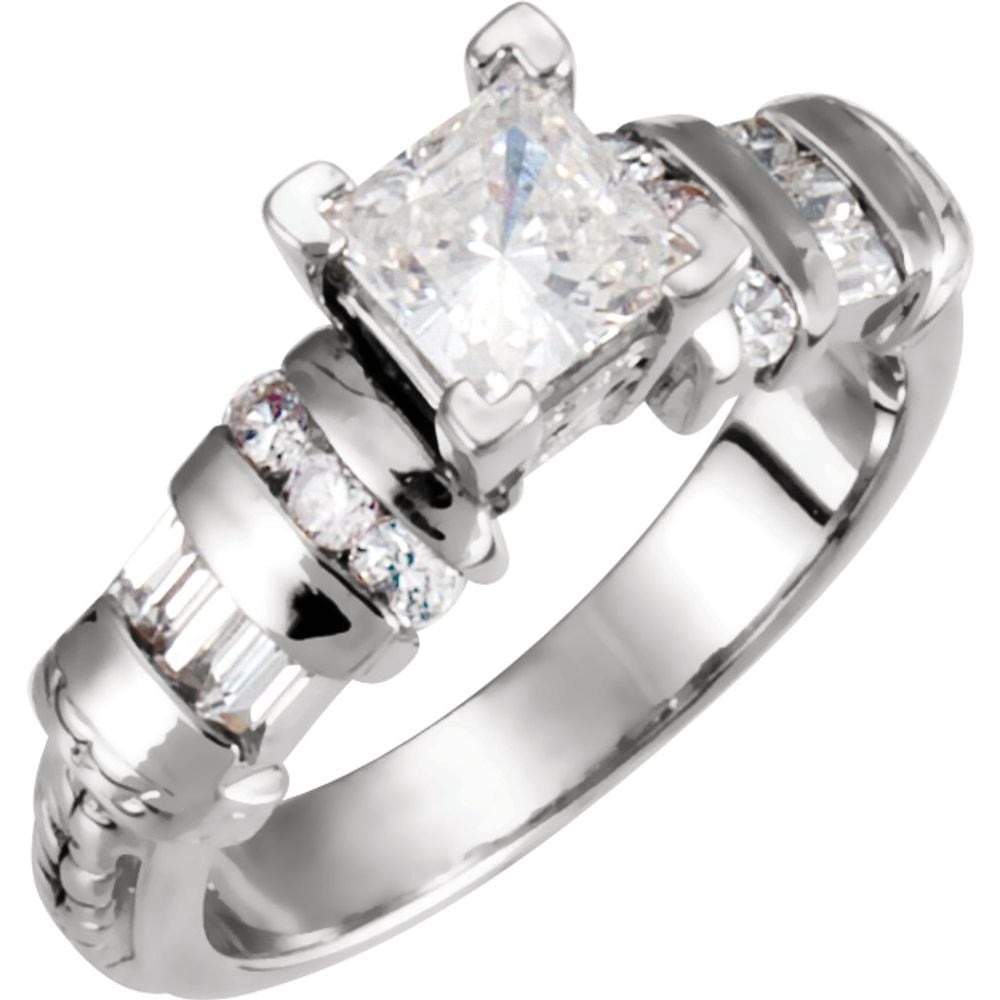 Platinum Bridal Wedding Engagement Anniversary Band Ring Fine Jewelry ...