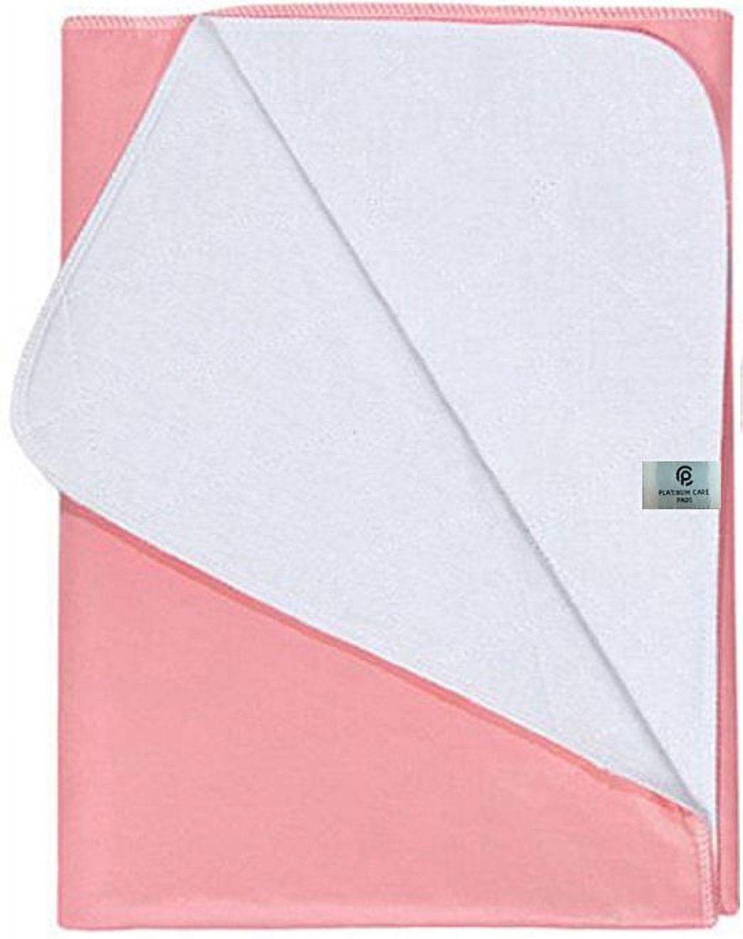 Platinum Care Pads Washable Underpad - 24x36 In, Pack of 4 Pink ...