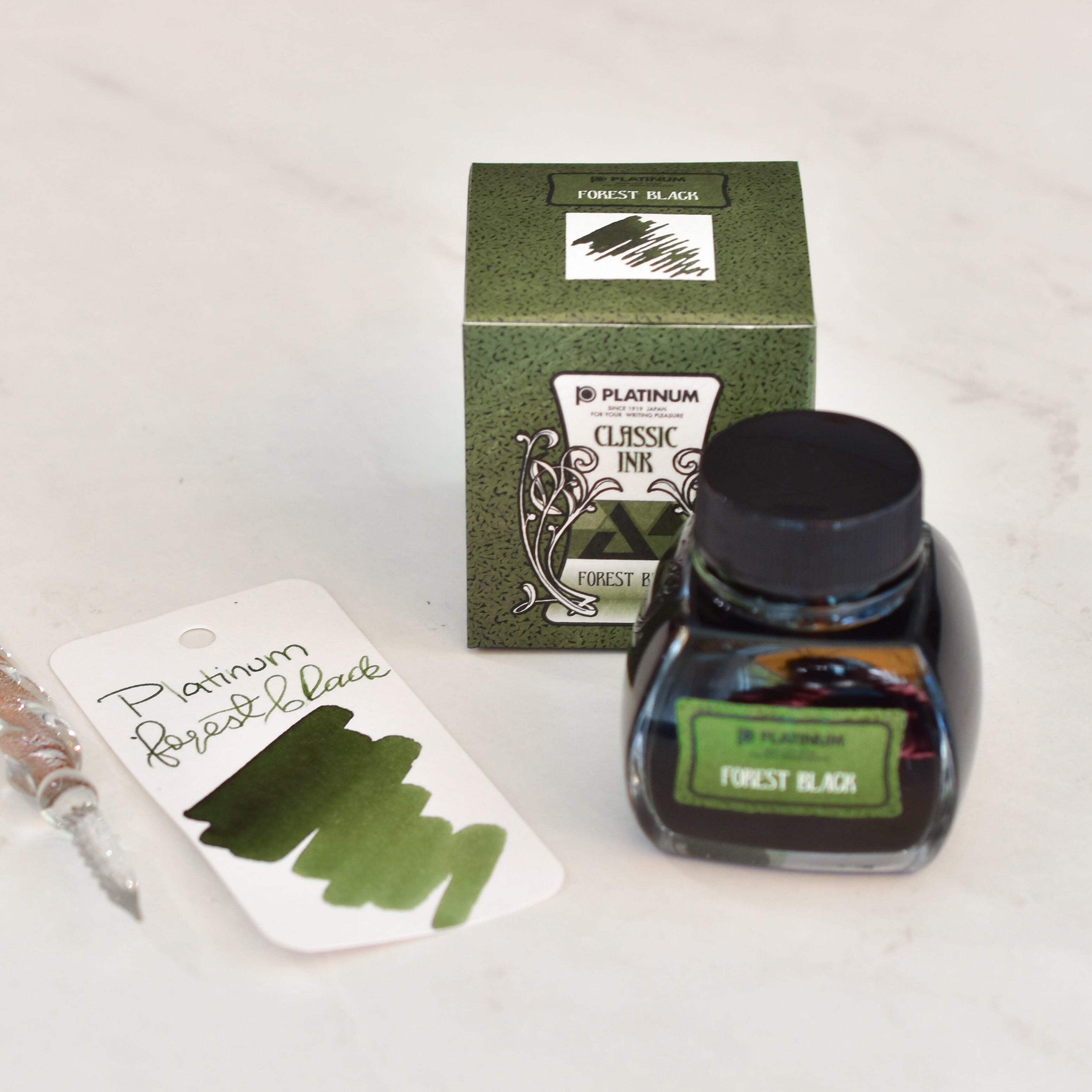 Platinum Classic Ink Bottle - Forest Black - Walmart.com