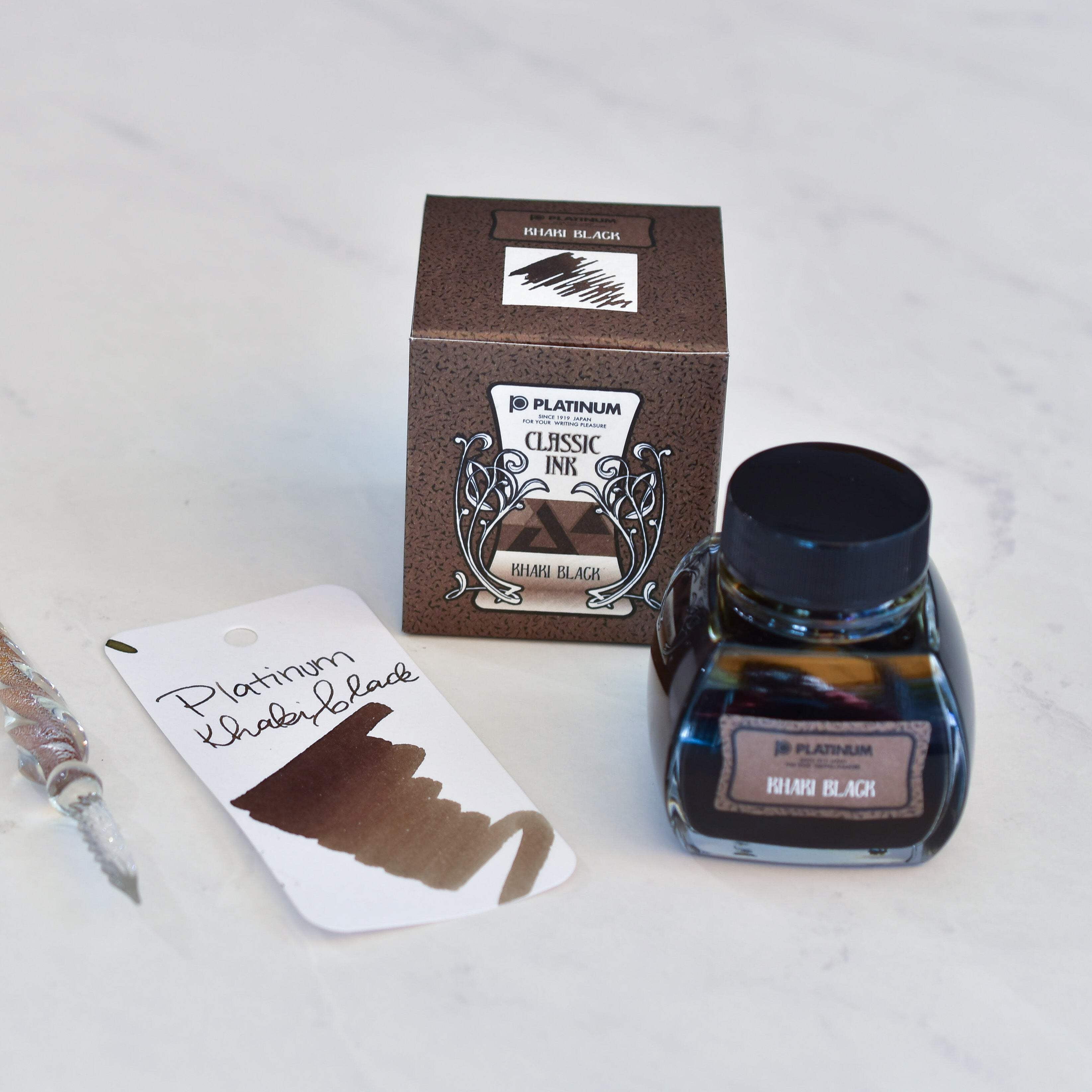 Platinum Classic Ink Bottle - Khaki Black - Walmart.com