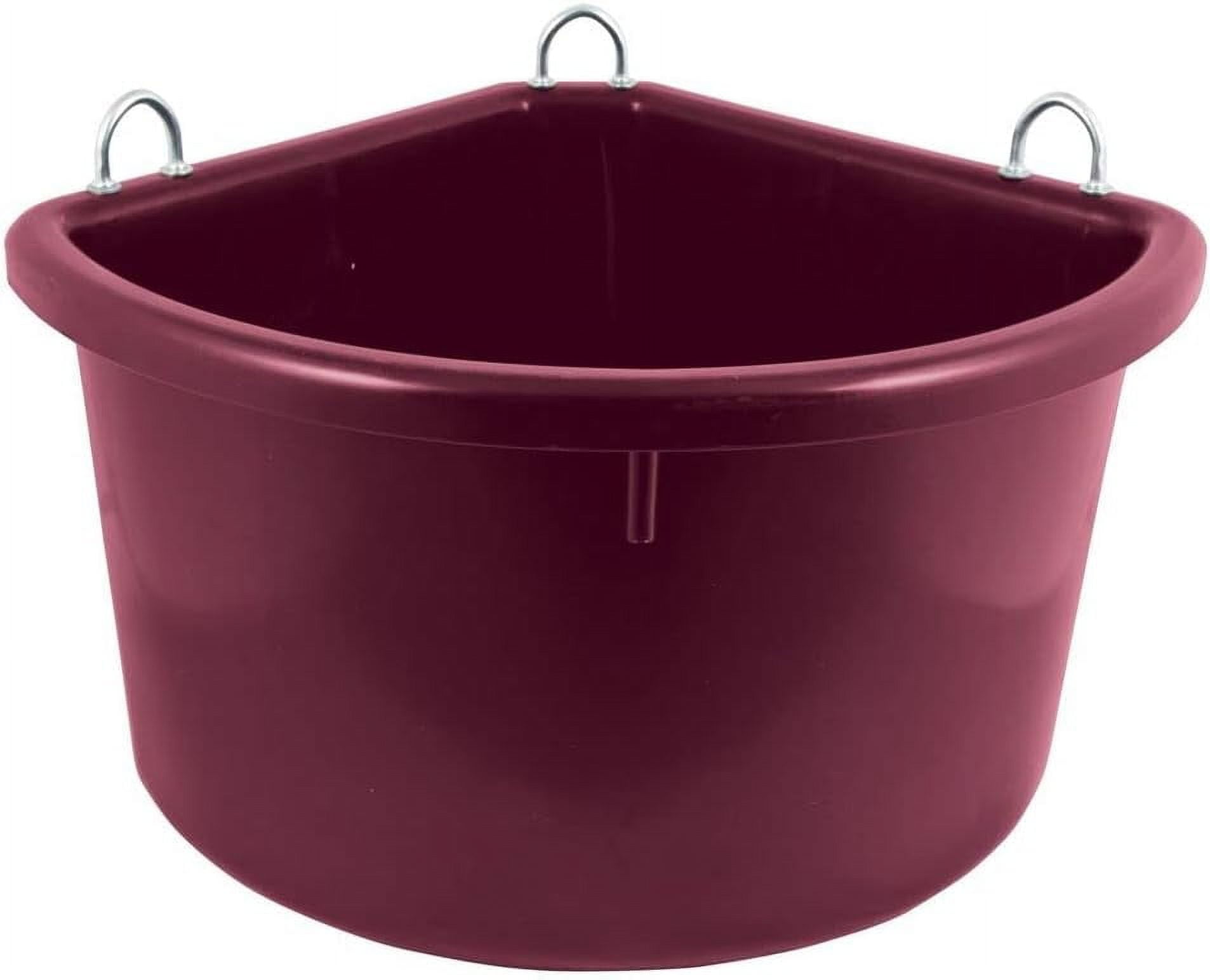 Platinum Corner Feeder for Horses 30 Quart | Space-Saving Corner Design ...