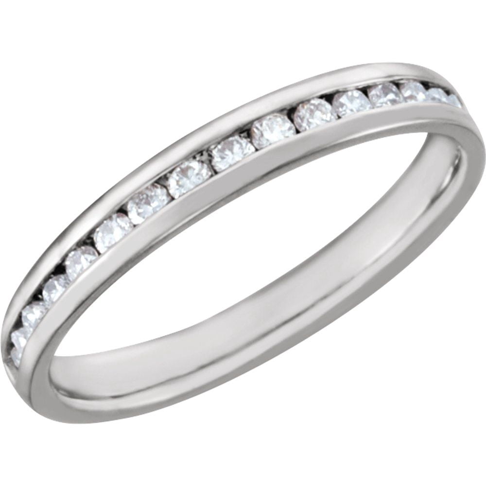 Platinum Diamond Channel Matching Bridal Wedding Engagement Anniversary ...