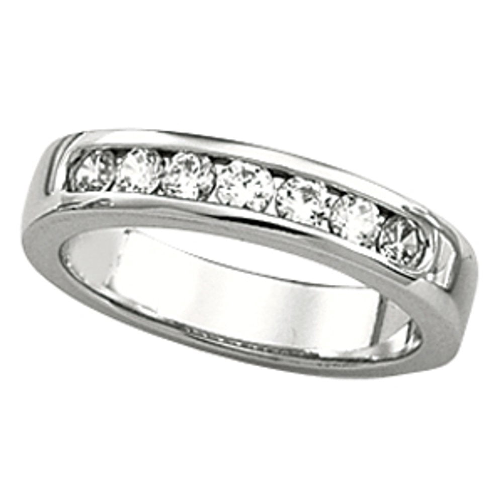 Platinum Diamond Channel-Set Matching Bridal Wedding Engagement ...