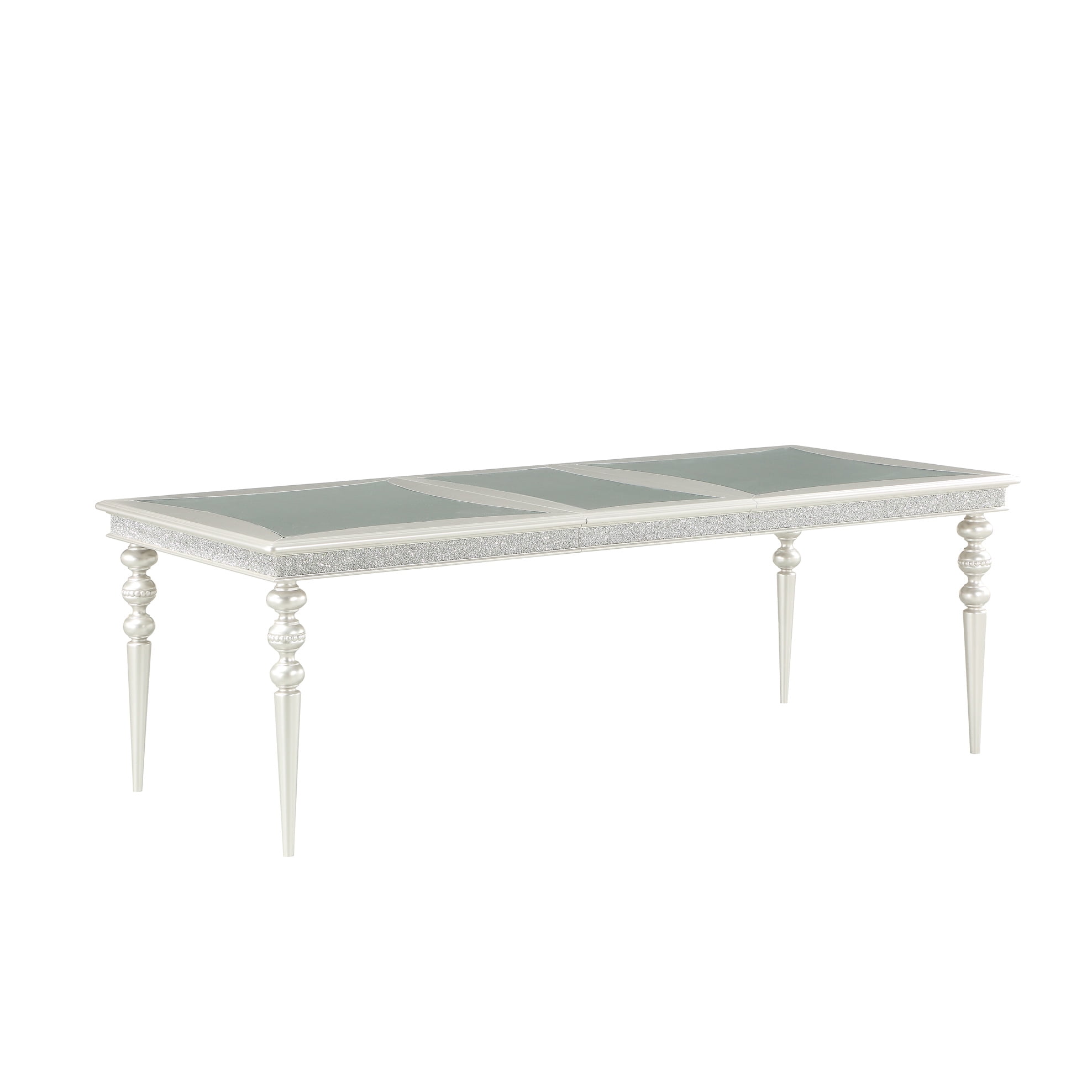 Platinum Extendable Dining Table. 20" Leaf Increases Table Size. Made ...