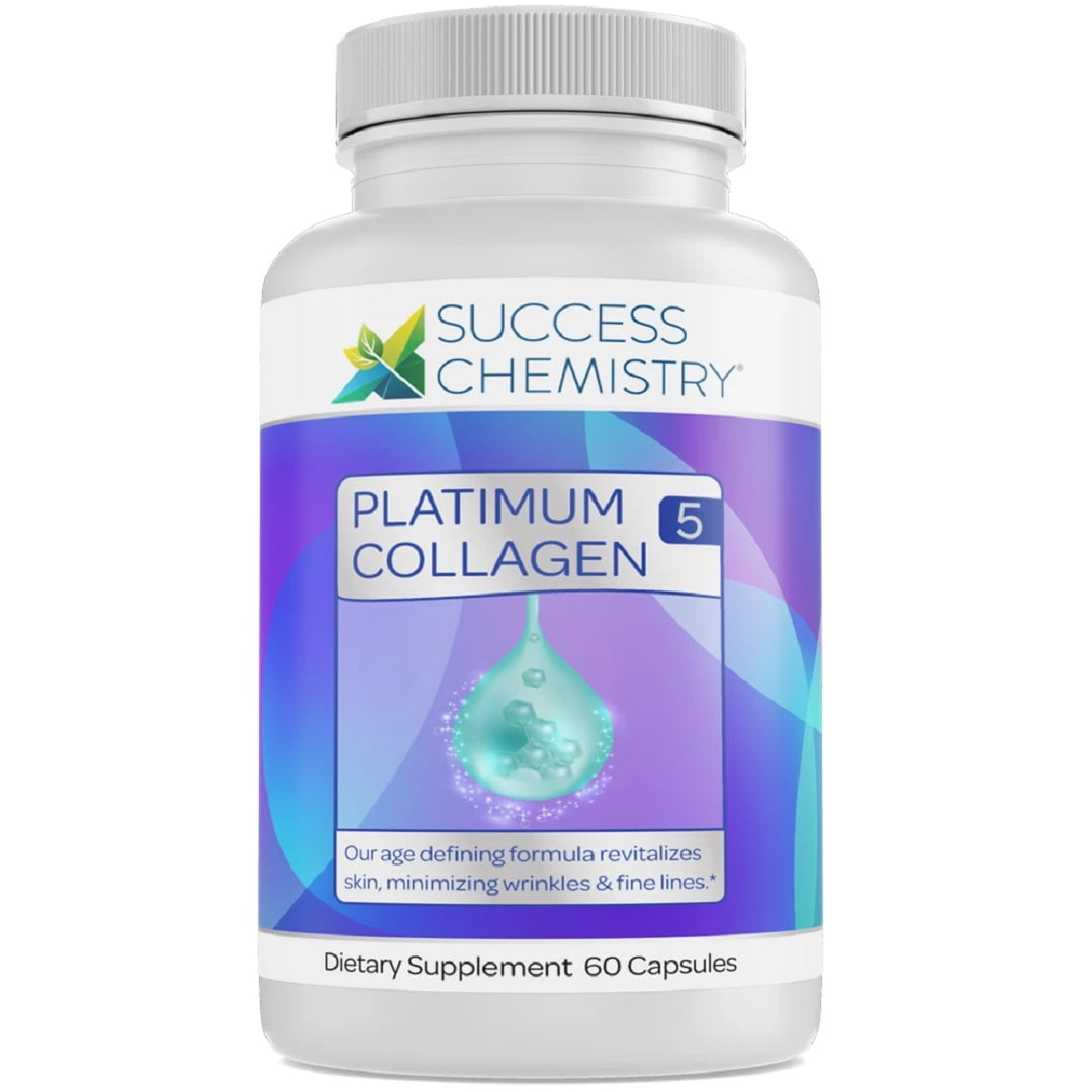Platinum Multi Collagen Peptides Pills (60 Caps) - Types I, II, III, V ...