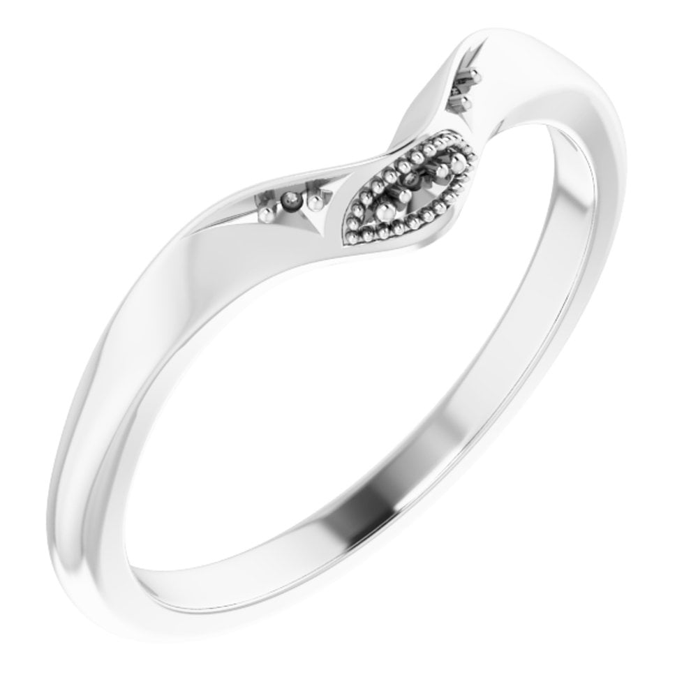 Platinum Matching Band Oval Bridal Wedding Engagement Anniversary Band ...