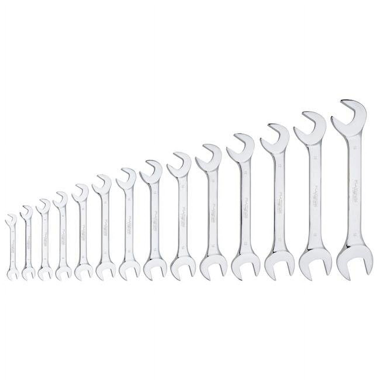 Platinum Tech 99420 14 Pc. Metric Full Polished Angle Wrench Set (15 ...
